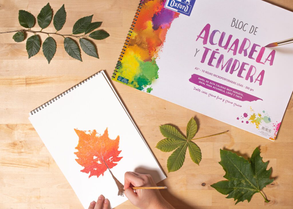 Actividad: pintura de otoño - El Aula de Papel Oxford